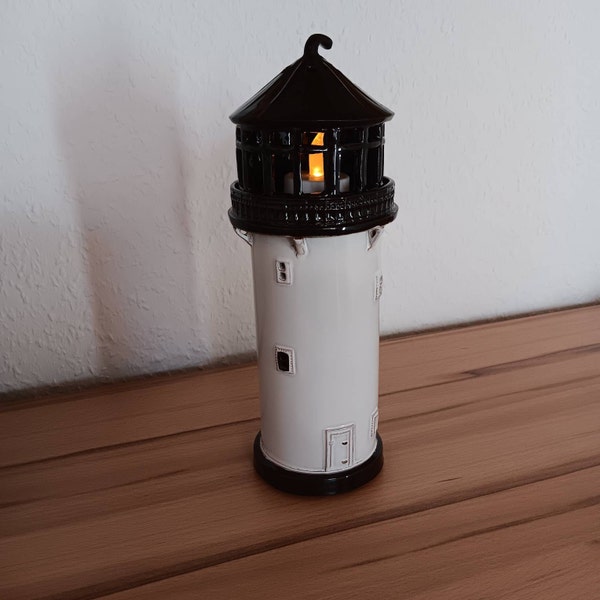Heceta Head Lighthouse Handmade Ceramic Tea Light Candle Holder ...