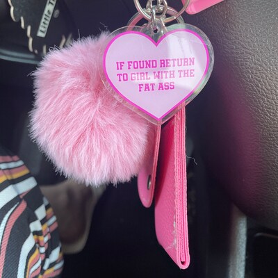 Return to Fat Ass Keychain, Acrylic Keychain, Baddie Keychain, Car ...