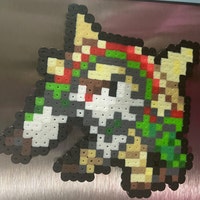 Riolu Lucario Mega Lucario Pokemon Perler Perlen - Etsy.de