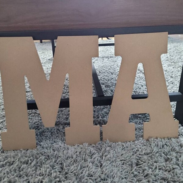 Wooden Letters- NASA Inspired Font - Etsy
