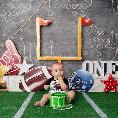 American Football Clipart, Father's Day Clipart, Watercolor Football ...