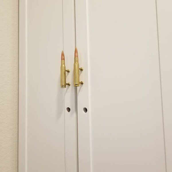 50 Calibur BMG Bullet Drawer Pull / Cabinet Door Handle - Etsy