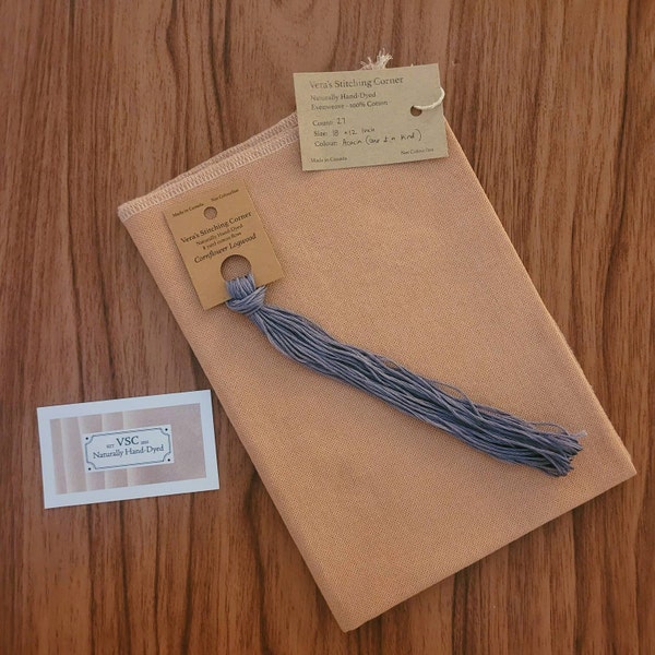 Woody Chestnut – Naturally Dyed Embroidery Thread Pack (3 Skeins ...