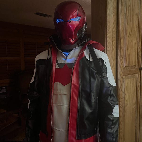 Red X Cosplay Helmet Costume - Etsy