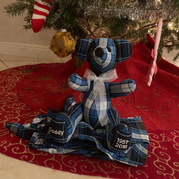 Memory Key Chain Made From Men's Ties - Etsy