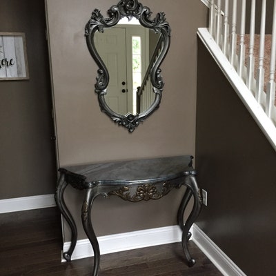 DO NOT PURCHASE Antique Buffet Console Entry Table Dresser Credenza ...