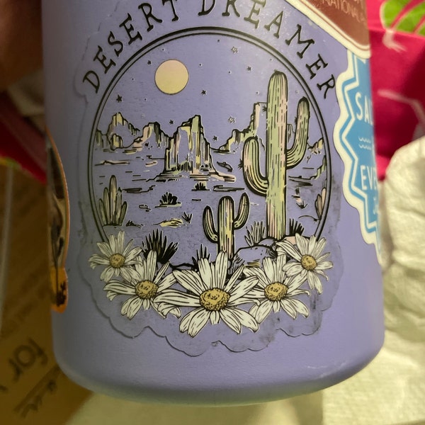 Desert Dreamer Sticker, Western Stickers, Clear Label, Western Car ...