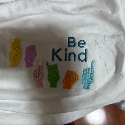 ASL Sign Language Alphabet Machine Embroidery Font / Digital Embroidery ...