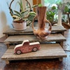 Tall Nesting Display Risers in Raw or White Washed Pine Wood Jewelry ...