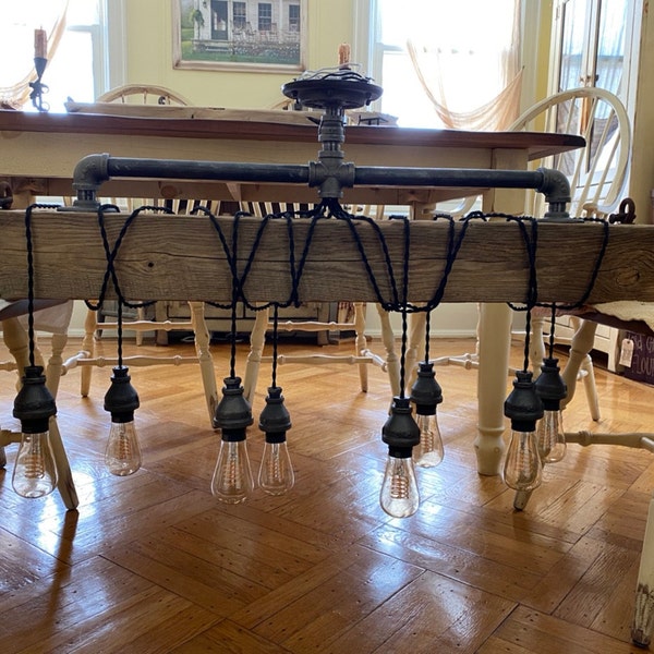 Industrial Iron Pipe Steampunk Lamp Socket | Fits 1/2", 3/4" & 1" Pipe ...