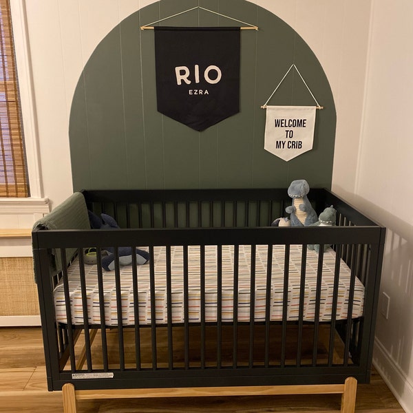 Welcome to My Crib Banner Art - Nursery Wall - Baby Crib - Nursery ...