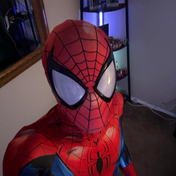 Spider Man 2 Black Mask, Amazing Spider Man, Cosplay, Halloween Gift ...