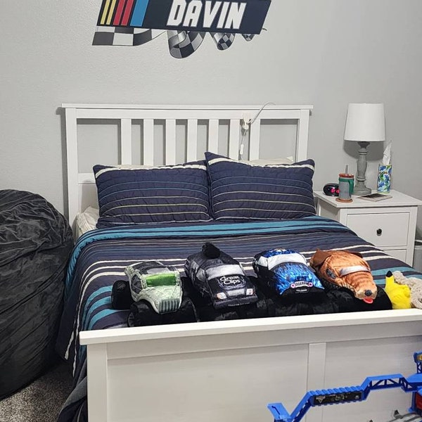 Nascar Inspired Decal, Nascar Wall Design, Car Wall Mural, Personalized ...