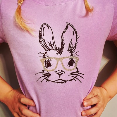 Happy Easter, Easter Bunny With Glasses, Bunny With Glasses, Bunny With ...