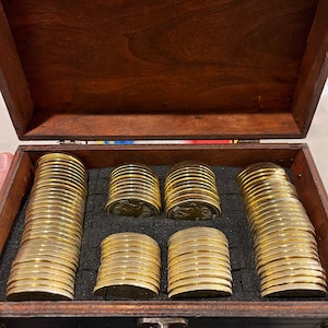 250 Custom Prop Coins Gold Silver Logo Business Bar Pin Coin Etc. - Etsy