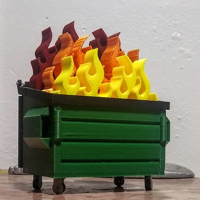 Dumpster Fire Ornament, Gift Box or Kit - Etsy