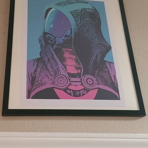 Tali'zorah Portrait From Mass Effect Pop Art Inspired | Etsy