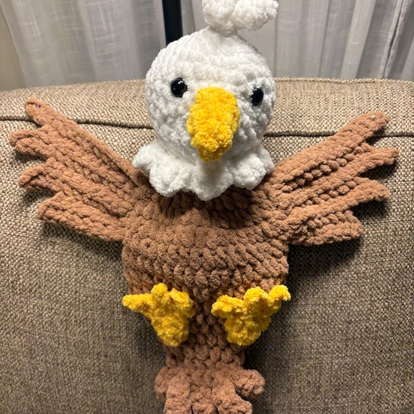 Swoop the Bald Eagle | Digital PDF Crochet Pattern | Amigurumi Crochet ...