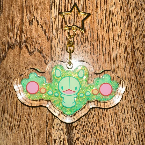 Agent 8 & Acht dedf1sh Liquid Glitter Shakers Splatoon 3 Side Order ...