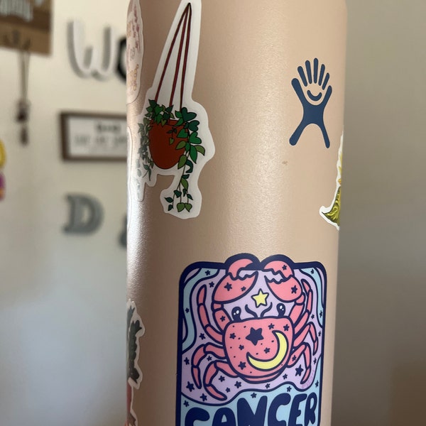 Cancer Vinyl Sticker, Cute Sticker, Waterproof, Laptop Sticker ...