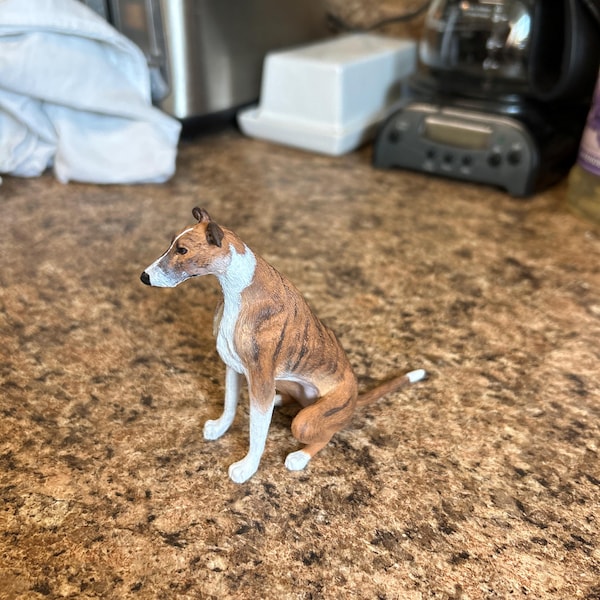 Your Greyhound in Miniature Customizable Hand Painted Resin Greyhound ...
