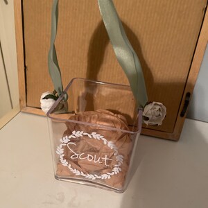 Personalized Ring Bearer Box-rustic Wedding Ring Bearer - Etsy