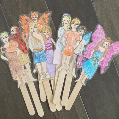 Romeo and Juliet Shakespeare Popsicle Puppets - Etsy