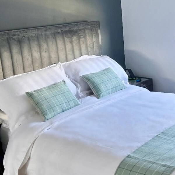 Balmoral Natural Beige Wool Effect Tartan Plaid Home Accessories Fully ...