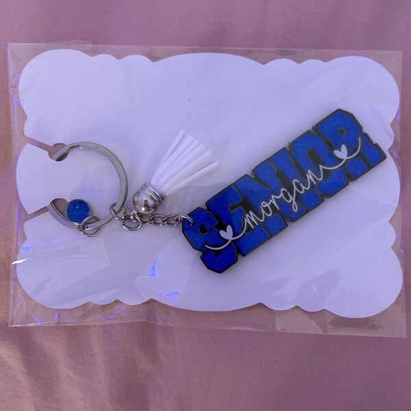 Personalized Senior Keychain • Senior Keychain • Senior Gift • Senior ...