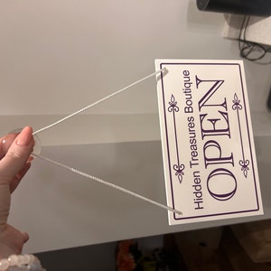 Be Back Shortly 3mm Rigid Hanging 120mm X 200mm Sign, Shop Window Door ...