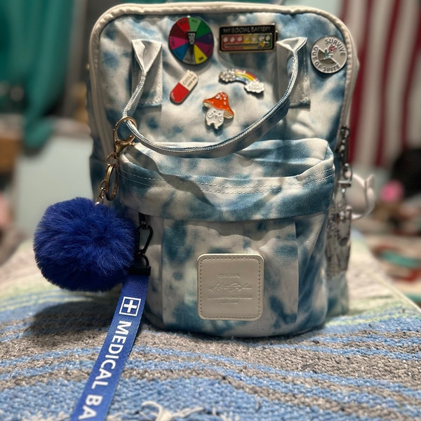 Over the Shoulder Tpn/hydration/feeding Pump Backpack - Etsy