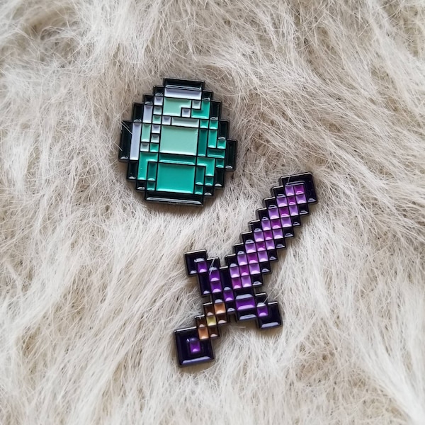 Minecraft Pig Enamel Pin - Etsy UK
