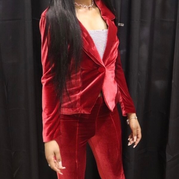 Velvet Buttons, Red Velvet Fabric Buttons, Shank, Pinback, Flatback ...