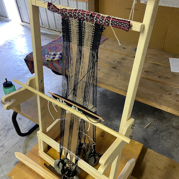 Tall Frame Loom - Table or Floor, Wooden Loom, Tapestry, Do-it-yourself ...
