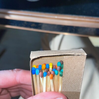 3.4 Long Blush Pink Tip Long Wooden Matchsticks for Home Decor, 100 ...