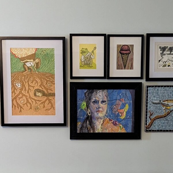 Vintage Impressionist Landscape Oil Painting Titled "new Canaan Woods ...