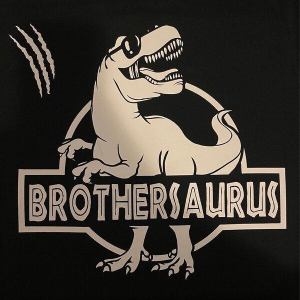 Brothersaurus Svg / Brother Saurus T-rex Dinosaur / Jurasskicked Shirt ...