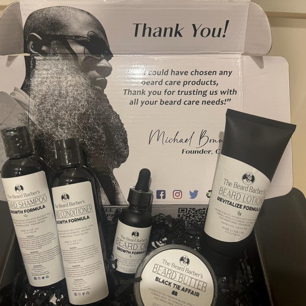 Men's Beard Care Gift Set - Etsy
