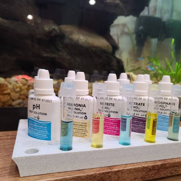 Gh, Kh, P04+ API Test Kit Holder and Dry Rack! || API Test Tube Holder ...