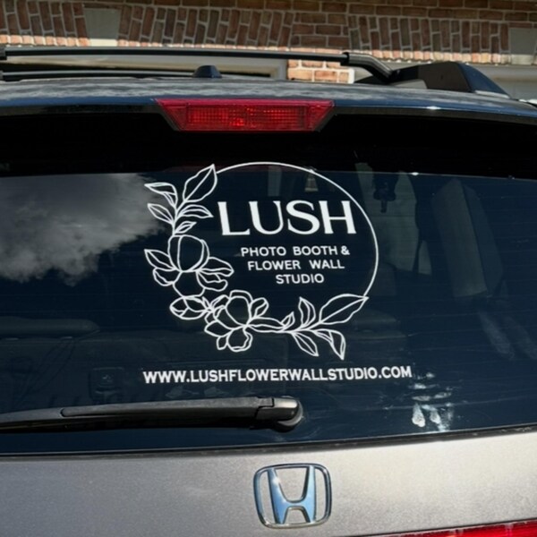 Custom Window Decal With Your Company Logo - Personalized Company ...