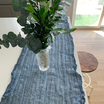 Rust Double Gauze Hand Dyed Runner High Grade Gauze Wedding Arch/arbor ...