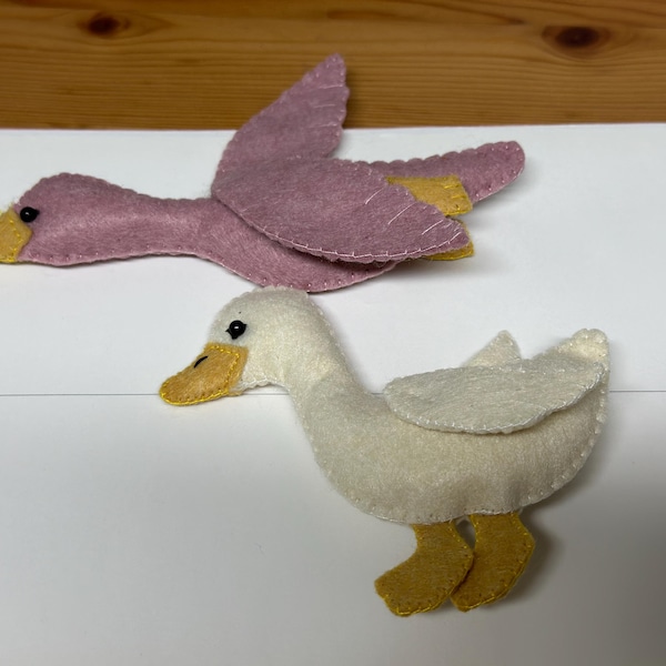 Goose PDF, SVG Pattern, Felt Goose Sewing Tutorial, Farm Animals ...
