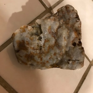 6LB Extremely Rare Blue Gold Quartz Ore Beautiful Surface 22k Gold Blue ...