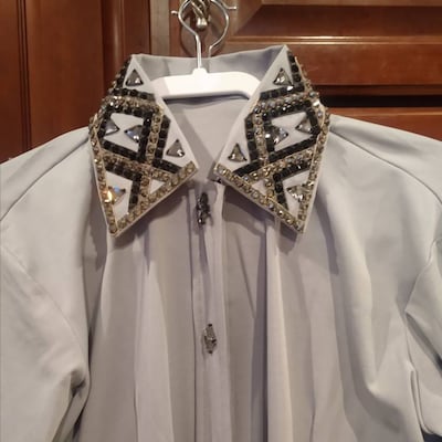 Grey Base Retro Shirt With Grey Metallic and Black - Etsy