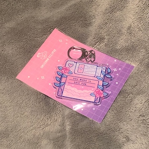 Floppy Disk Aesthetic Cute Acrylic Charm Keychain - Etsy