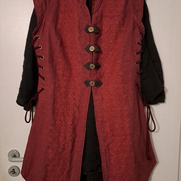 Female Fantasy Tabard Vest With Lacing - PDF Pattern for Instant ...