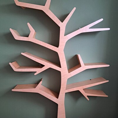 Shelf-tree, Tree Bookcase, Tree Bookshelves, Interior, Hand MADE, Book ...