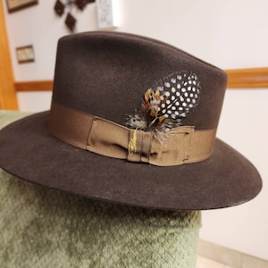 Powder Blue El Capo - Wide Brim - Center Dent Fedora by Bellissimo - Etsy