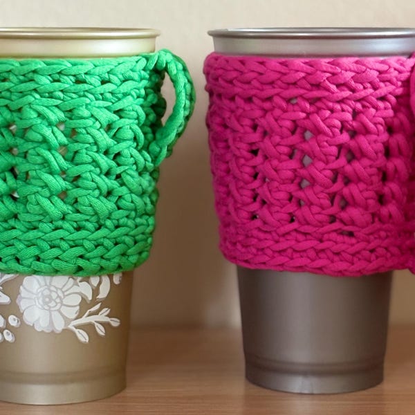 CROCHET COZY PATTERN | Drink Sleeve Pattern | Sticks 'n Stones Cozy ...