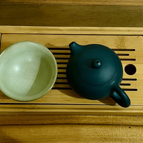 Travel Gong Fu Chinese Tea Set Bird Flower - Etsy